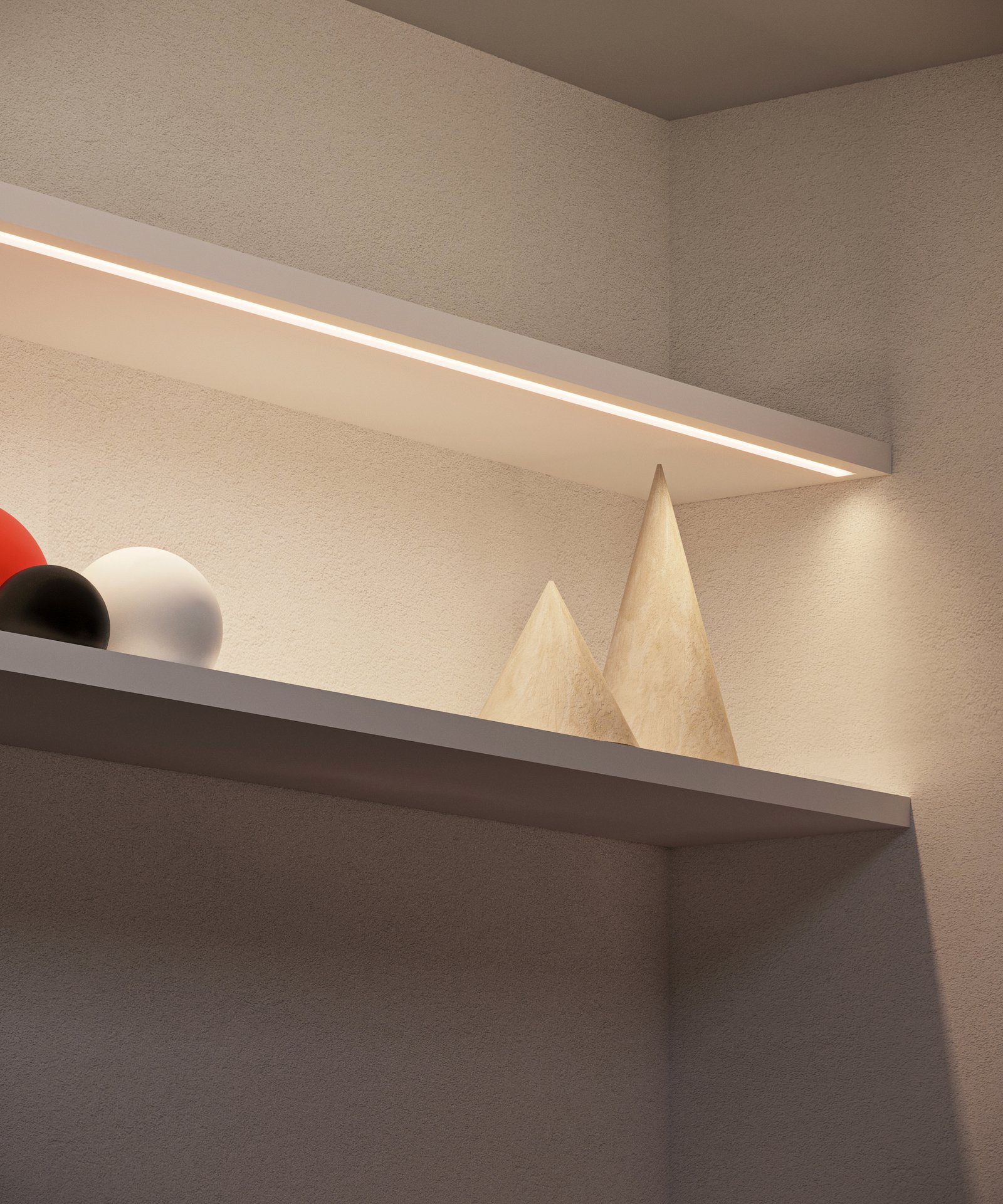 Slit R 2372| Perfil de embutir para rodapés 1000mm | Para iLed S 1000 ...