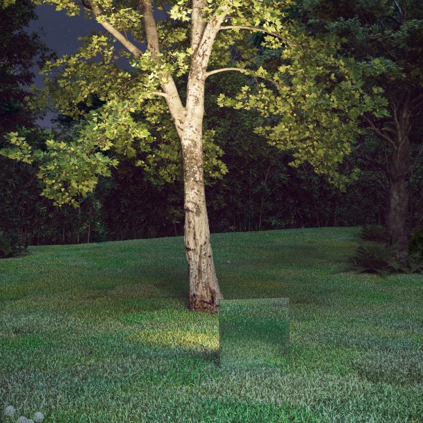 Strong MIRROR 2769 | Spot Finco para Jardim | com Espelho: Compr= 220 ...