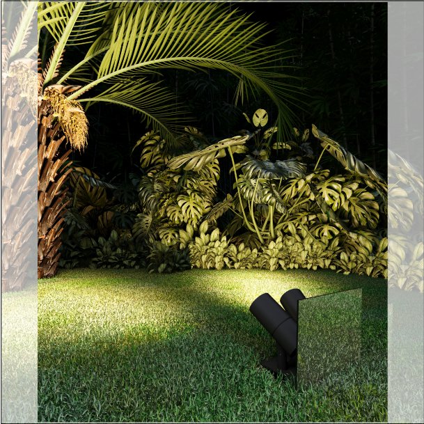 Strong MIRROR 2789 | Spot Finco para Jardim | com Espelho: Compr= 300 ...